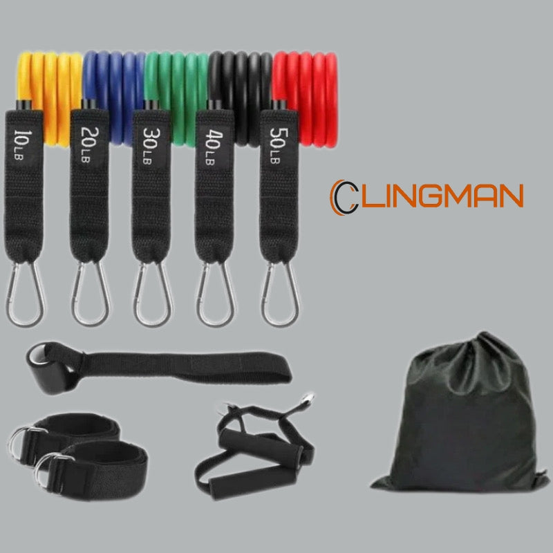 Clingman Resistance Bands Set – Clingman Fitness